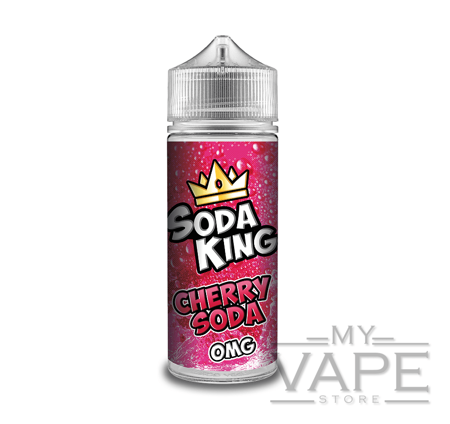 Soda King - Cherry Soda - 100ml Shortfill - 0mg | My Vape Store